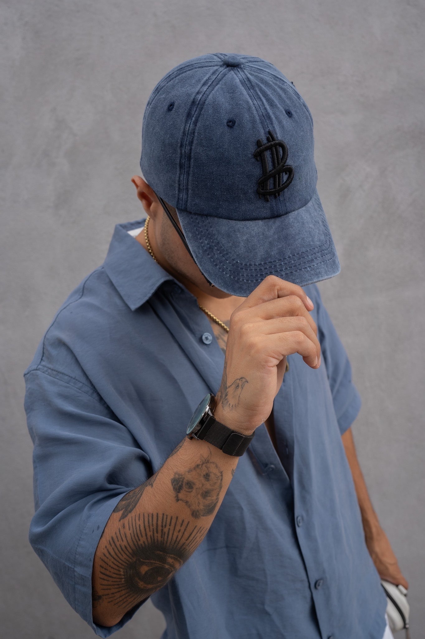 Gorra Azul – Daniel Bossa Mx