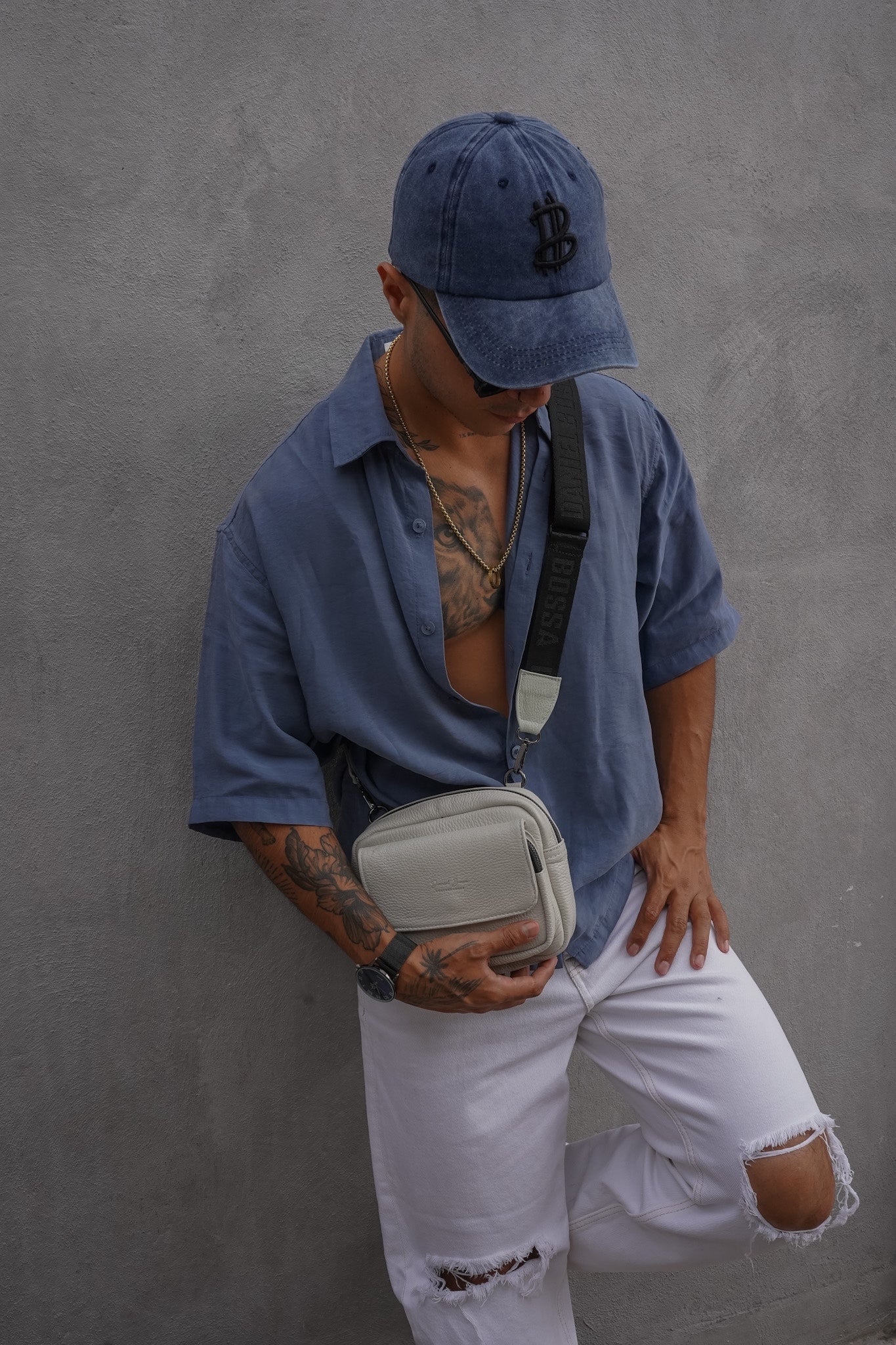 Gorra Azul – Daniel Bossa Mx